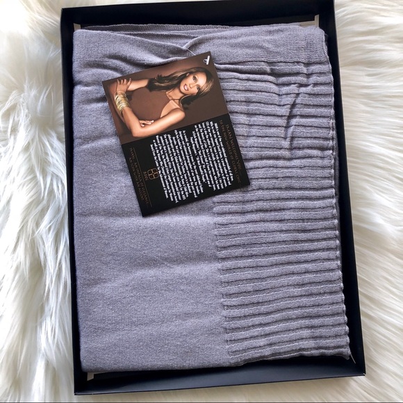 IMAN | Accessories | New With Tags Iman Soft Knit Wrap In Gray | Poshmark